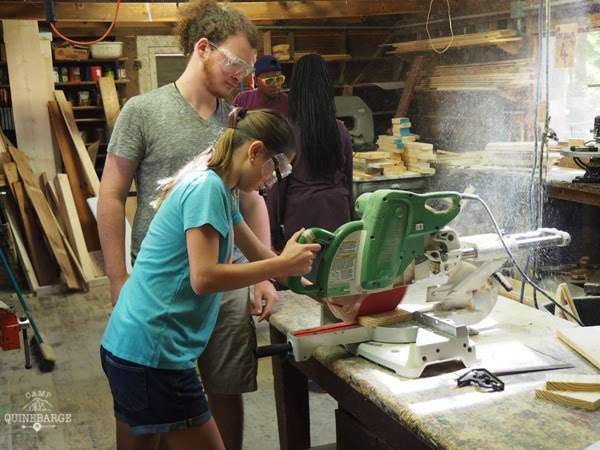 Summer Camp with Woodworking in New Hampshire - Camp Quinebarge